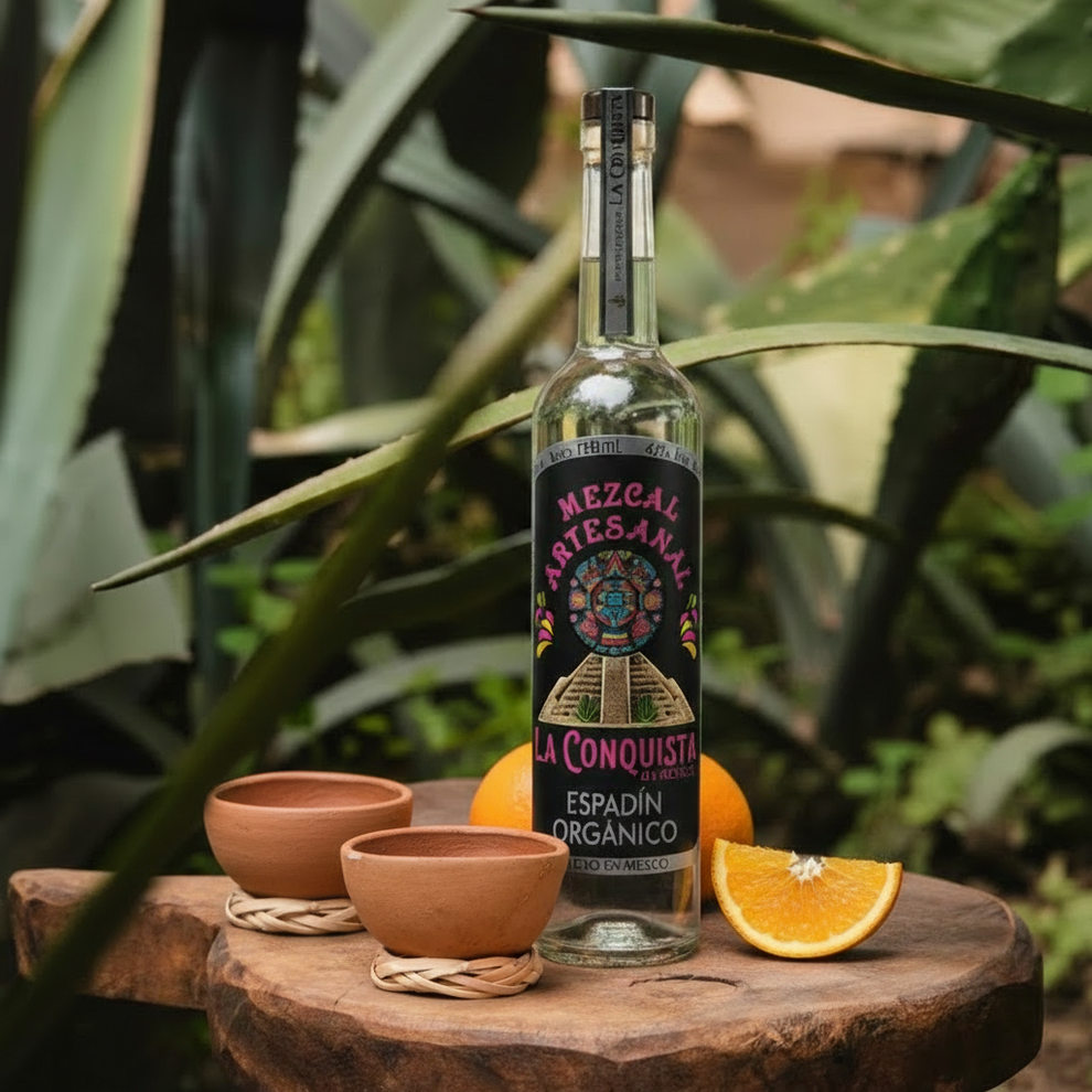 mezcal 100% espadín orgánico 750ml – Mezcal La Conquista